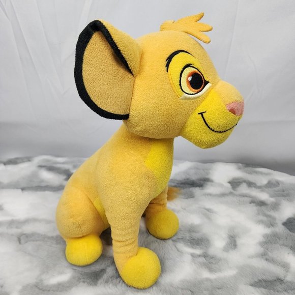 Disney | Toys | Authentic Disney Sitting Young Simba Lion King Plush ...